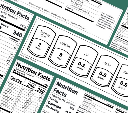Creating Different Types Of Food Labels Food Label Maker