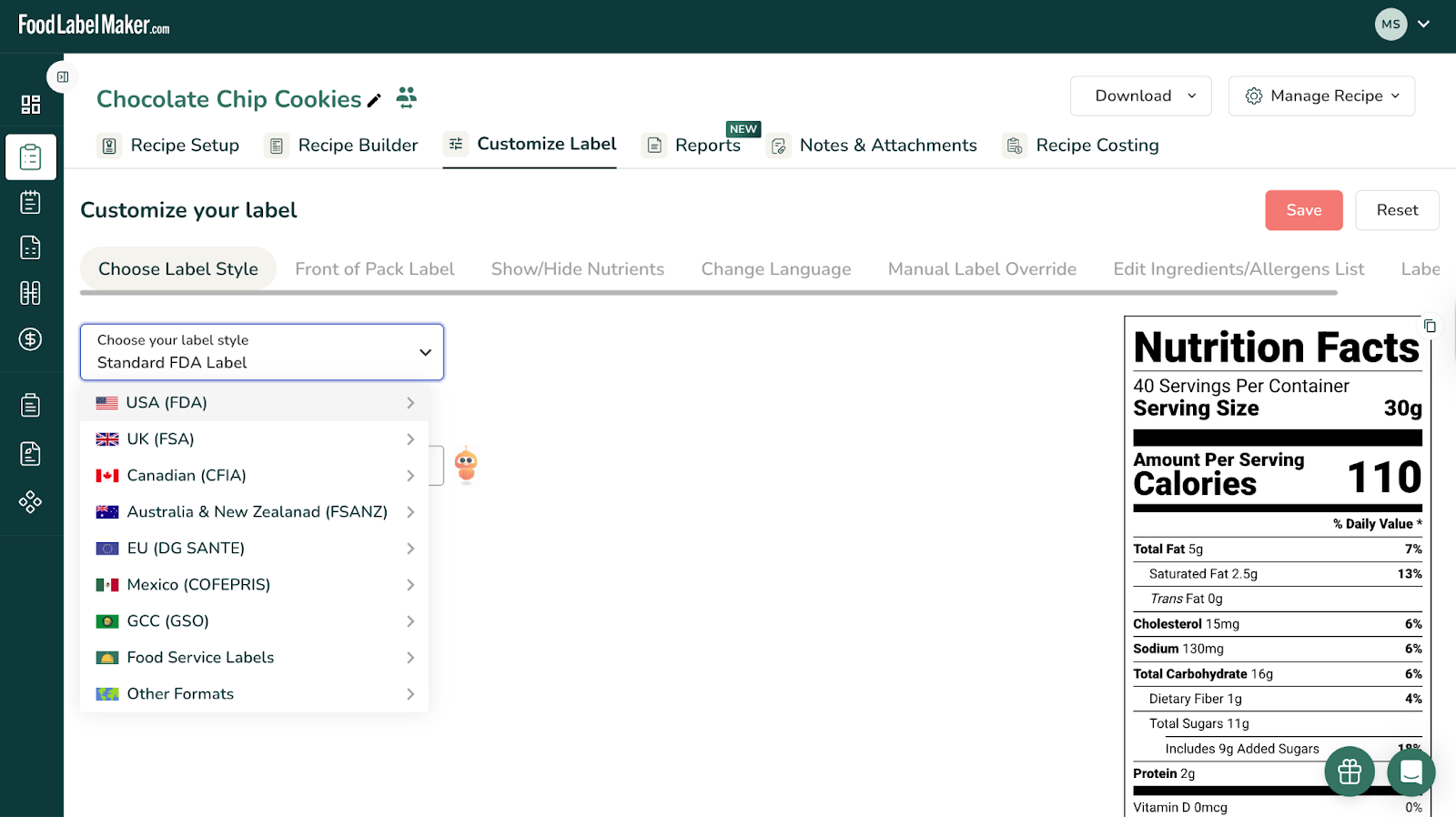 Nutrition Facts Label Generator vs. AI: 6 Critical Accuracy Gaps - Food ...